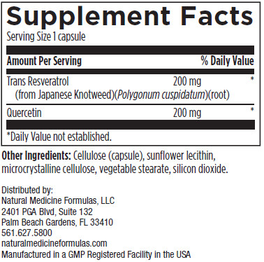 Resveratrol + Quercetin - Natural Medicine Formulas