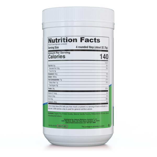 Organic Pea Protein - Natural Medicine Formulas